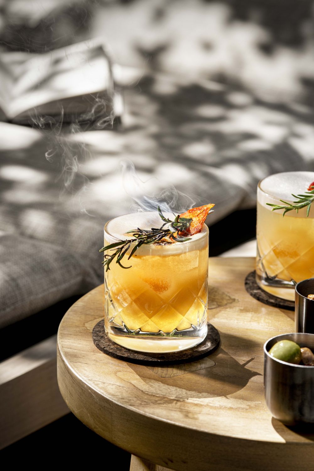 High-altitude cocktails focus